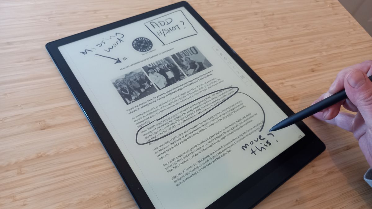 Onyx Boox Tab X review: e-ink tablet goes big on specs... and price | Creative Bloq