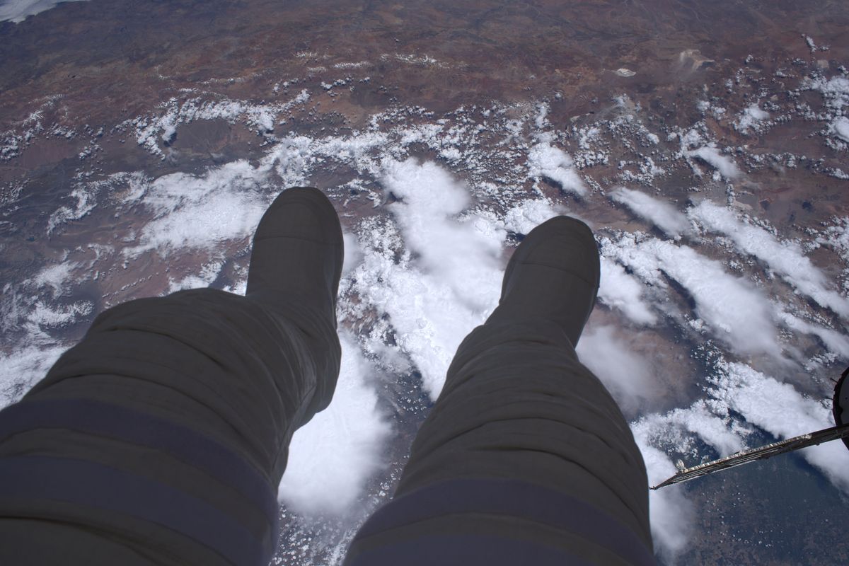 Astronaut's First Spacewalk Photos Are Out of This World! | Space