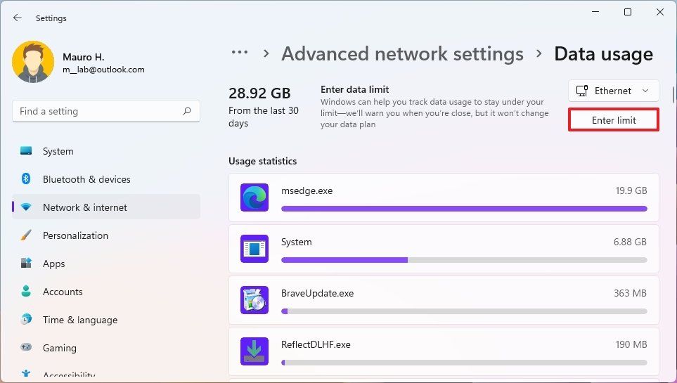 How to track internet data usage on Windows 11 | Windows Central