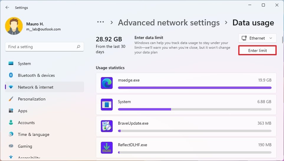 How to track internet data usage on Windows 11 | Windows Central