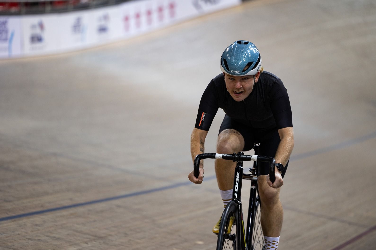 Zero to hero: A budding cyclist tries out riding track for the first ...
