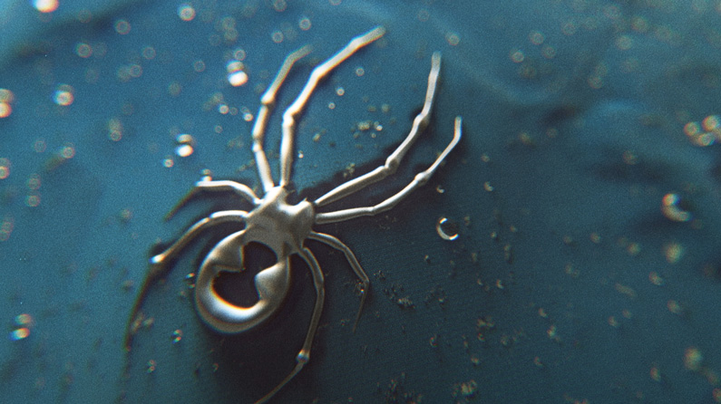 Skiwear logo transforms into terrifying spider | Creative Bloq
