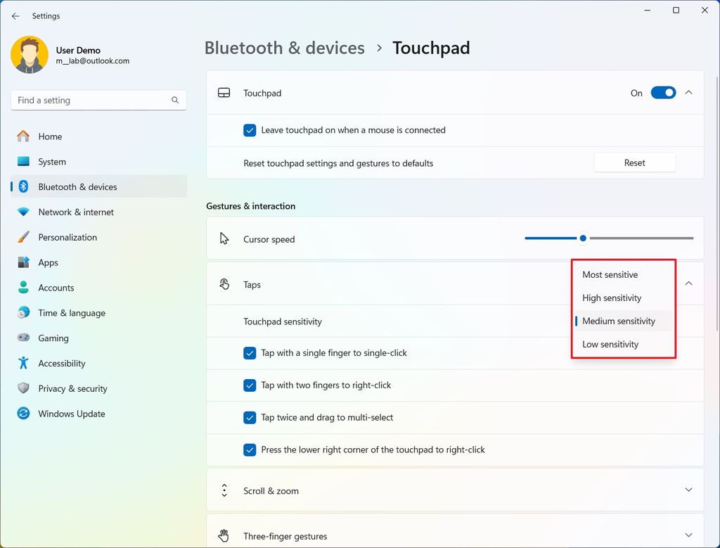 How to customize Touchpad settings on Windows 11 | Windows Central