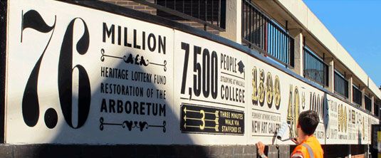 5 breathtaking typography murals | Creative Bloq