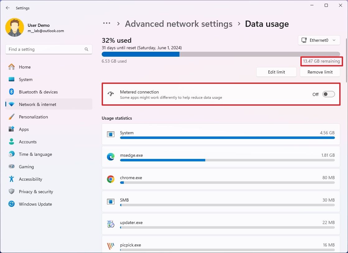 How to track internet data usage on Windows 11 | Windows Central