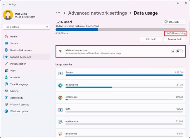 How to track internet data usage on Windows 11 | Windows Central