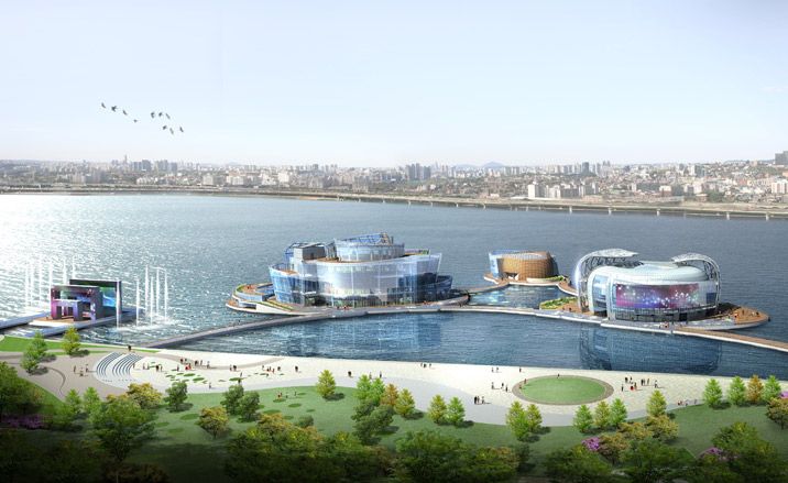 World's first floating island, Seoul | Wallpaper
