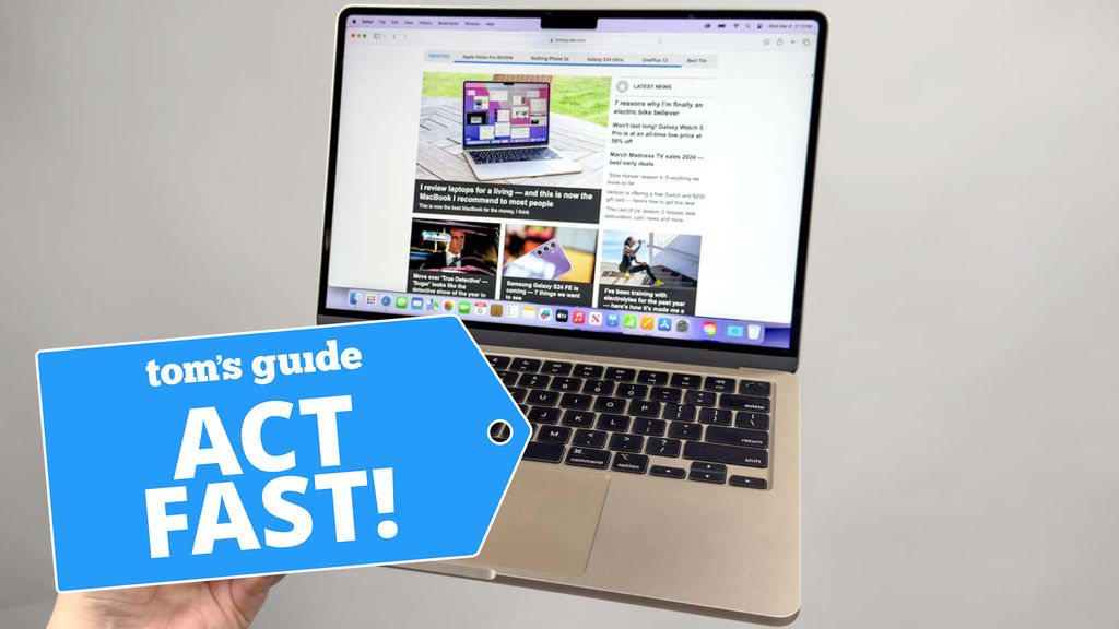 Act fast! Apple's new MacBook Air M3 just got its biggest price drop ... Act fast! Apple's new MacBook Air M3 just got its biggest price drop ...