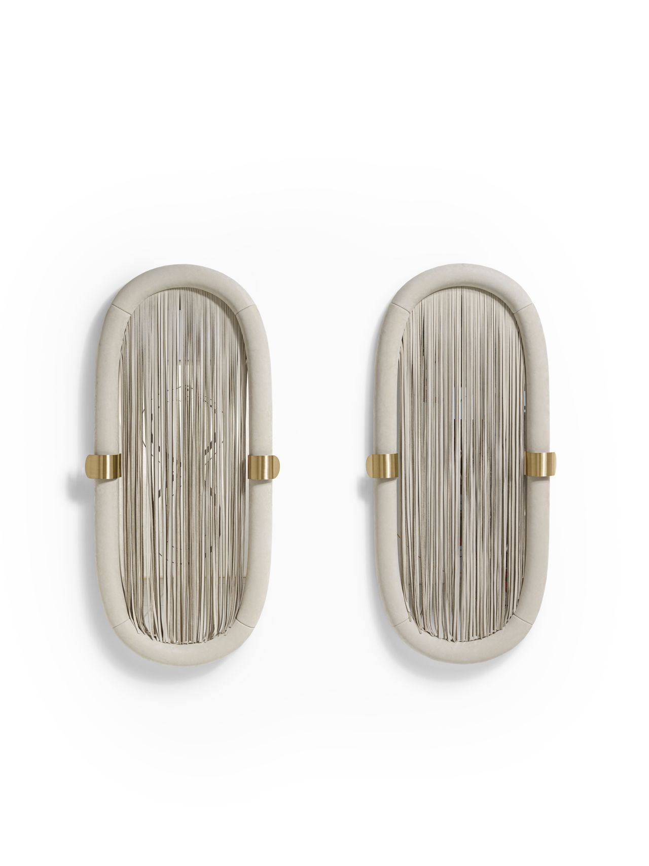 Studiopepe design pair of fringed mirrors for Visionnaire | Wallpaper*