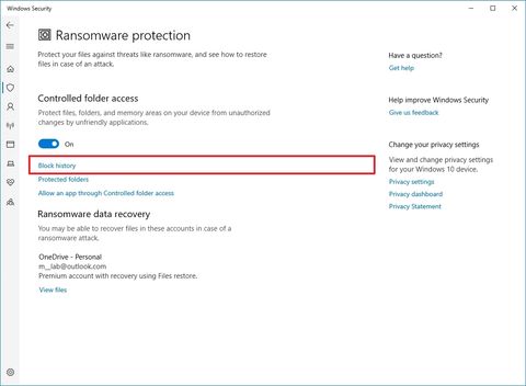 How to enable Controlled folder access to protect data from ransomware ...
