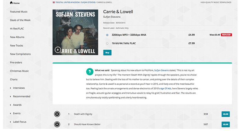 7digital review | What Hi-Fi?