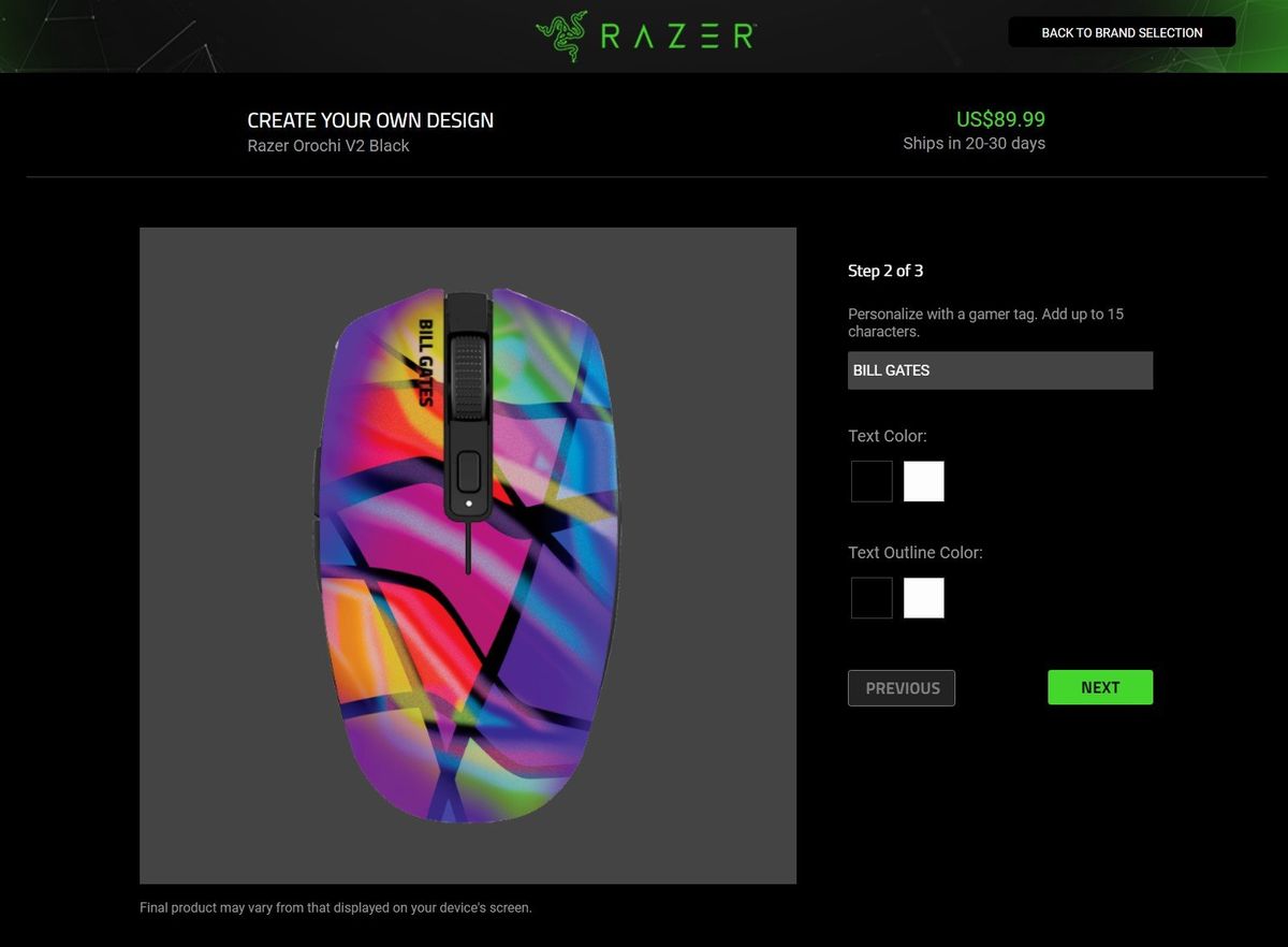 Hands-on: Razer Customs makes your Orochi V2 really something special ...