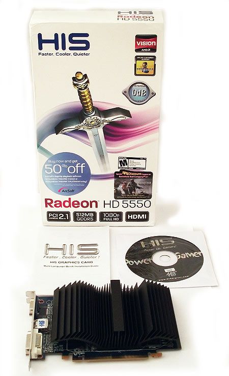 HIS Radeon HD 5550 DDR3 And GDDR5 - Radeon HD 5550 And 5570: Pumped Up ...