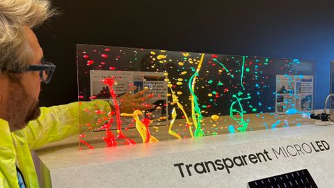 Samsung's world-first transparent micro-LED display is at CES, and it's ...