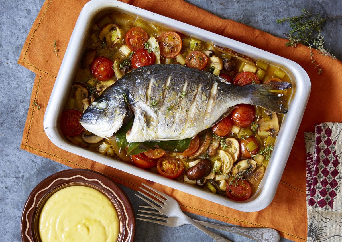 Whole Sea Bream with Aioli | Main course Recipes | Woman & Home