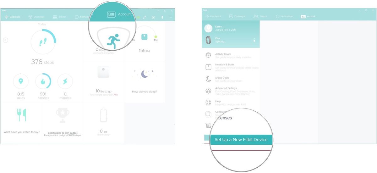 How to add, replace, and delete trackers in Fitbit for Windows 10 ...