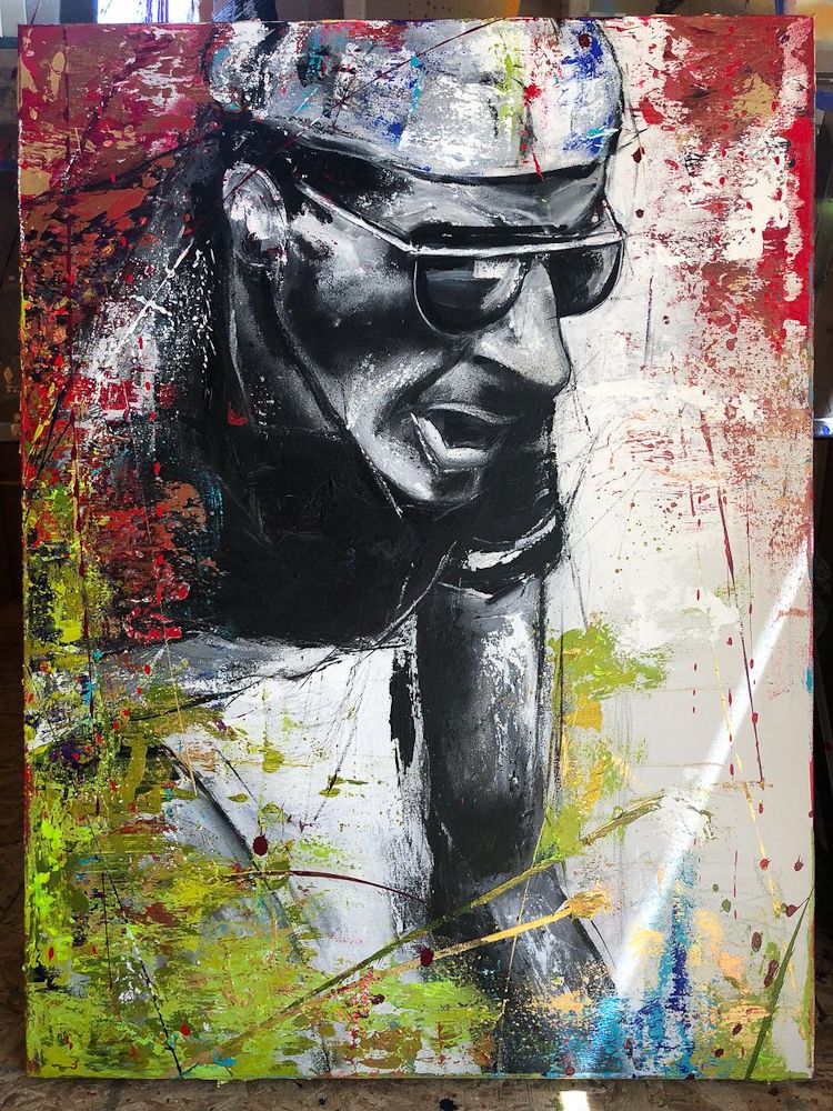 TJ Eisenhart finds balance in his painting - Gallery | Cyclingnews