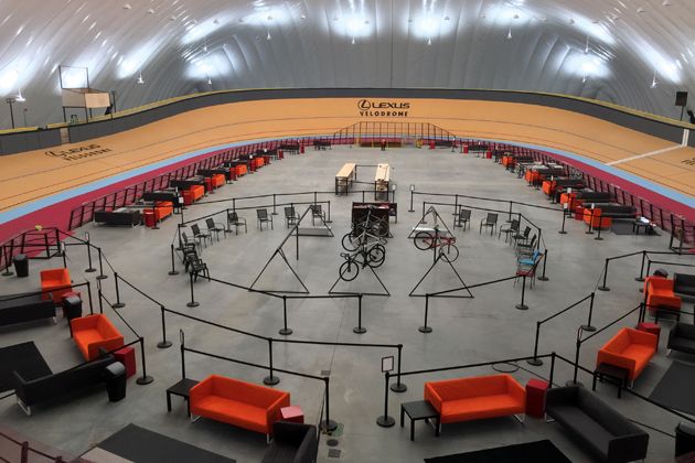 Amazing new inflatable velodrome opens for business at the end of ...