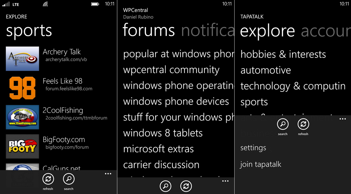Official Tapatalk app for Windows Phone now available as an early ...
