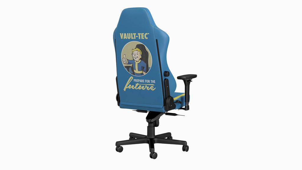 Just sittin' on a Vault Boy... the Fallout gaming chair is now ...