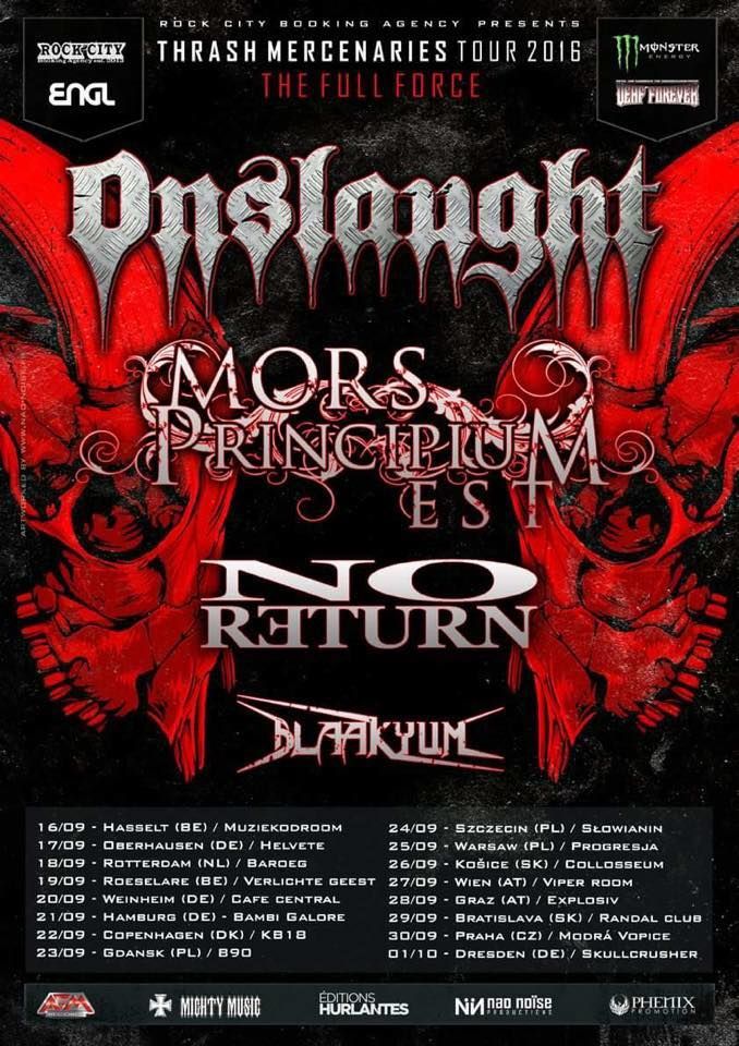 Onslaught announce European tour | Louder