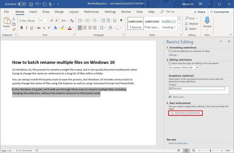 How to restrict document editing in Microsoft Office | Windows Central