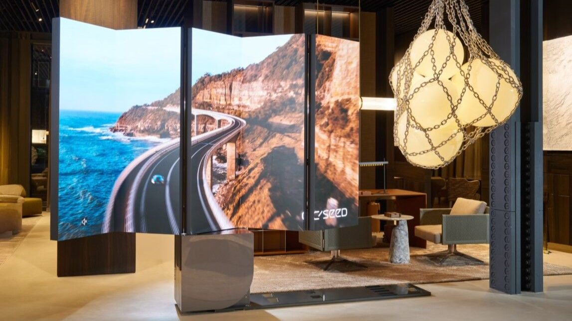 This folding Micro LED TV is the pinnacle of AV luxury for those with ...