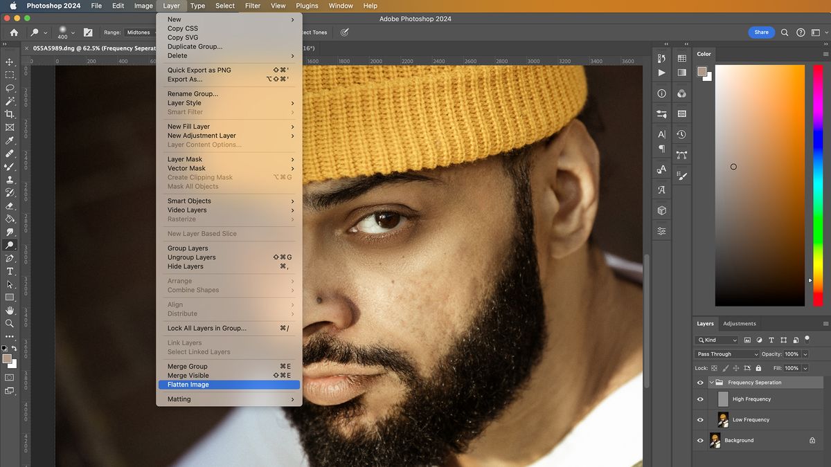 Portrait photography retouching workshop: retouch skin in Photoshop ...