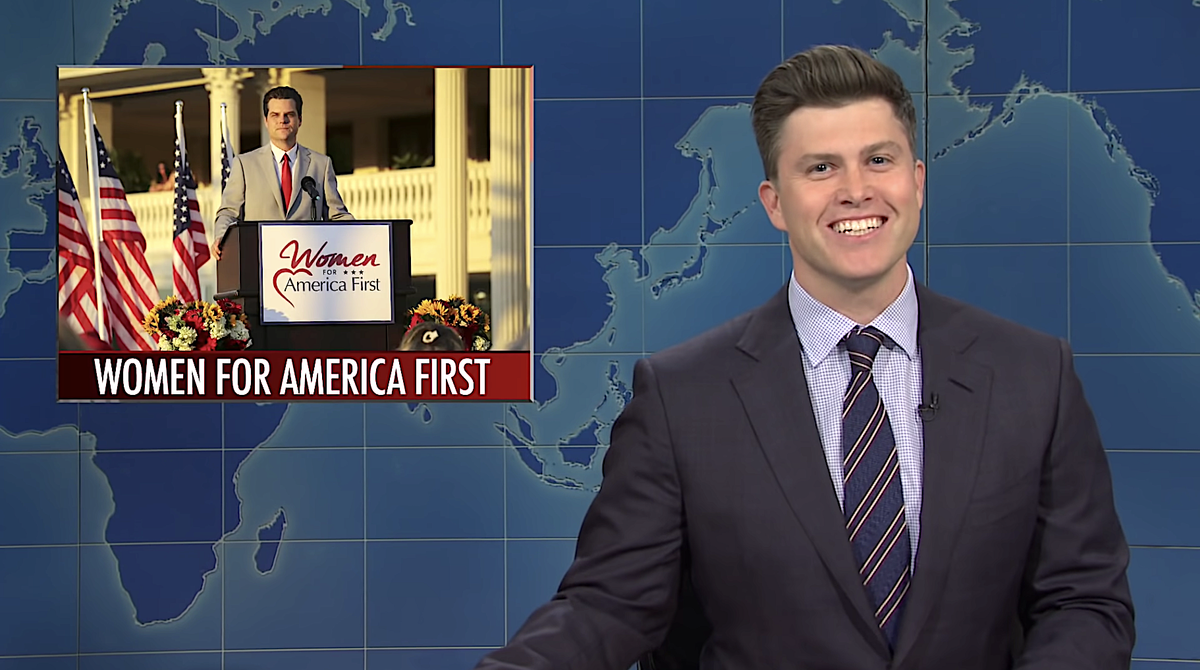 SNL's 'Weekend Update' jokes it's nice to 'see women pay for an hour ...