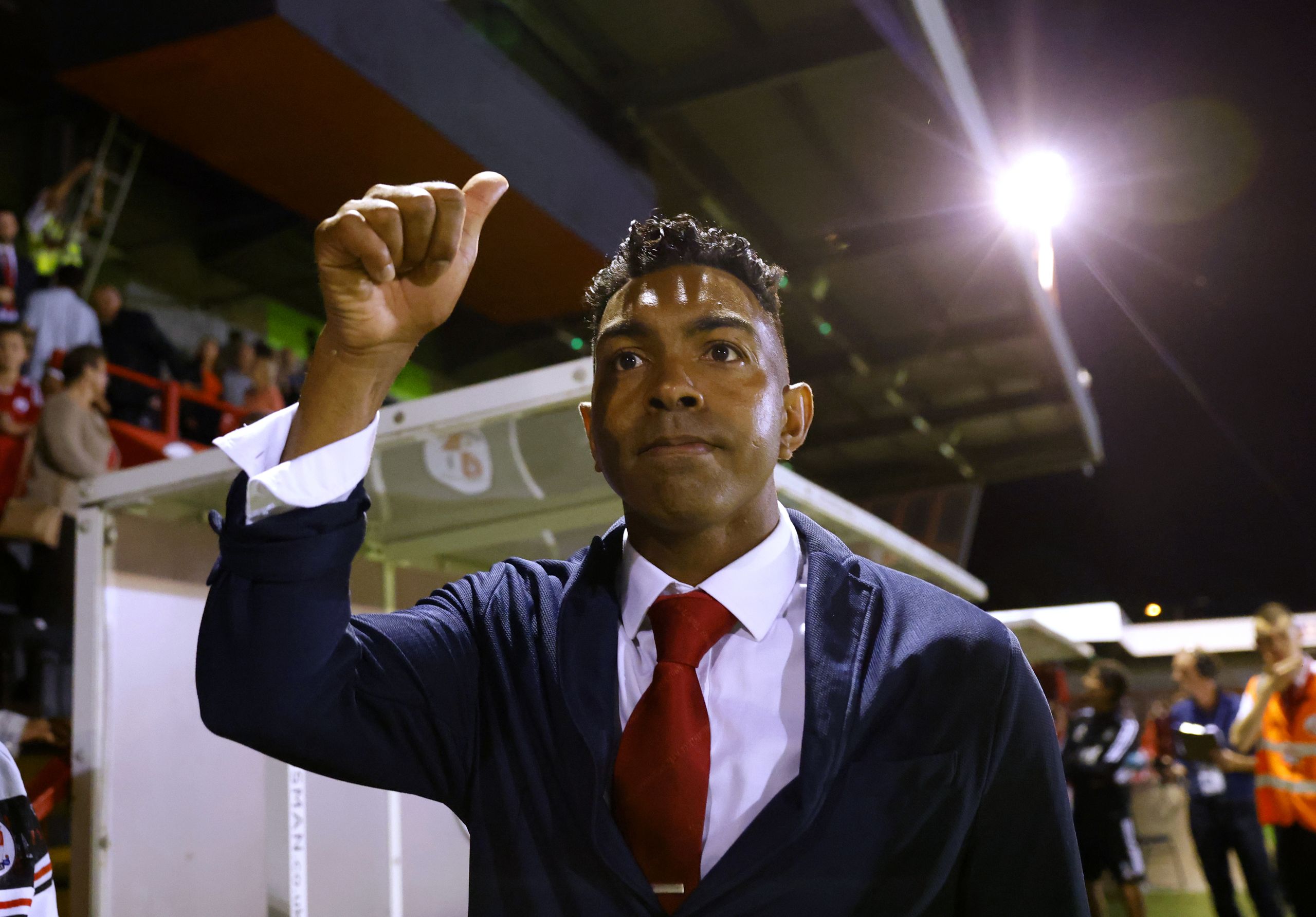 Crawley boss Kevin Betsy hails ‘fantastic night’ after stunning Fulham ...
