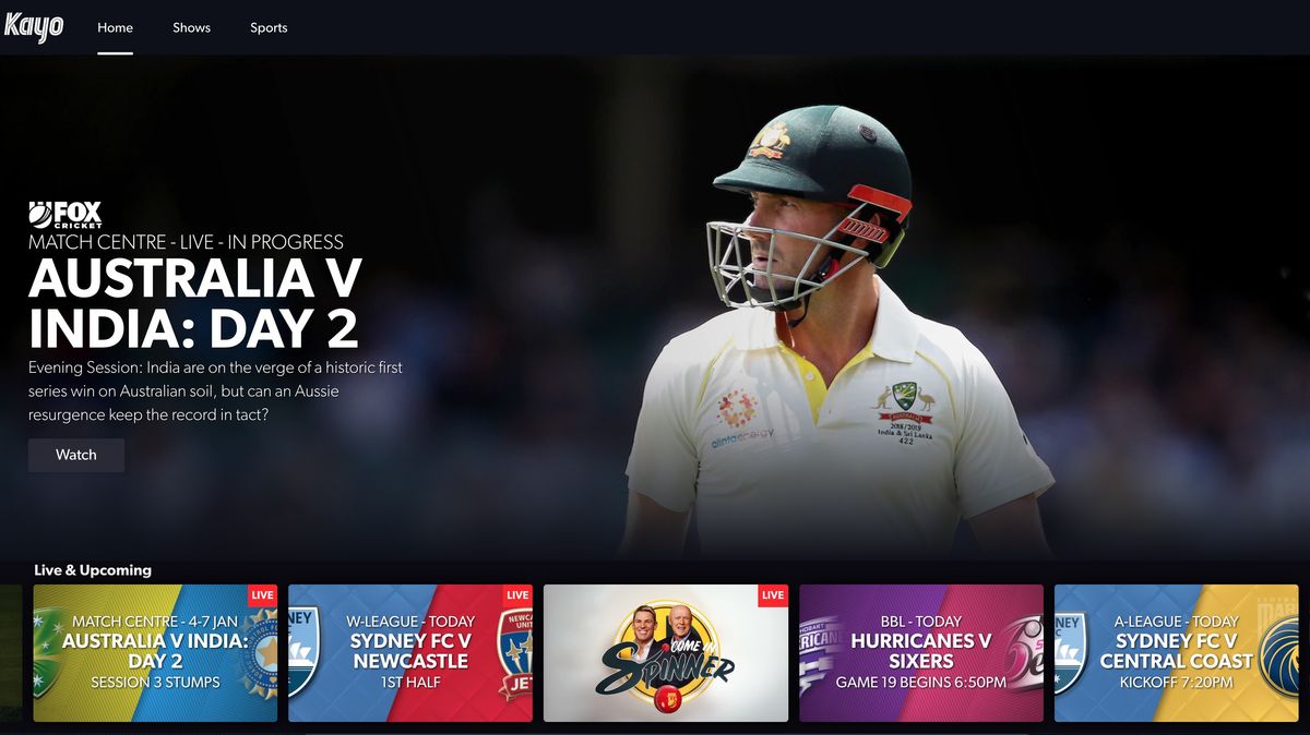 Kayo Sports review | TechRadar