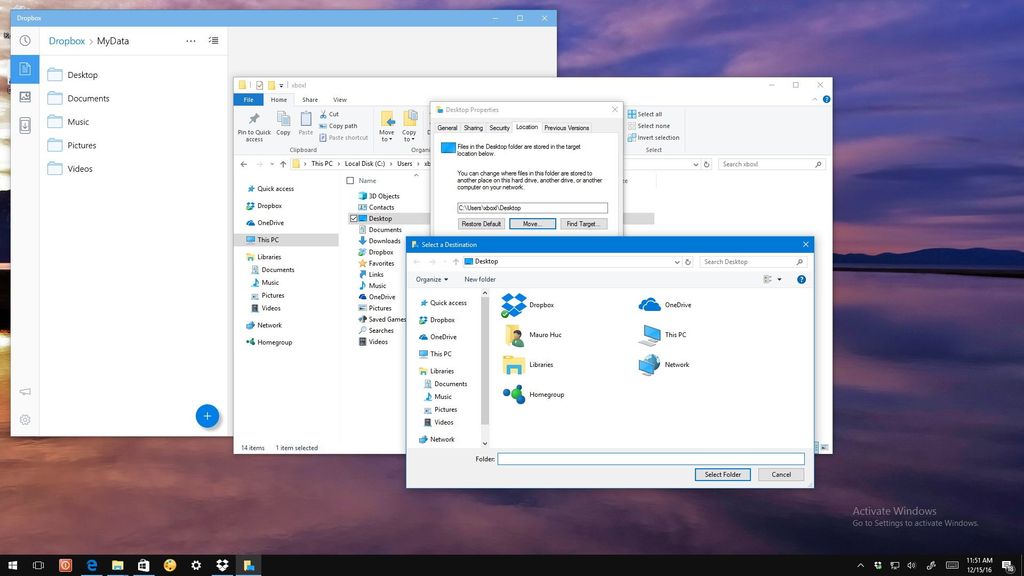 How to sync your Windows 10 Desktop, Documents, and more to Dropbox ...