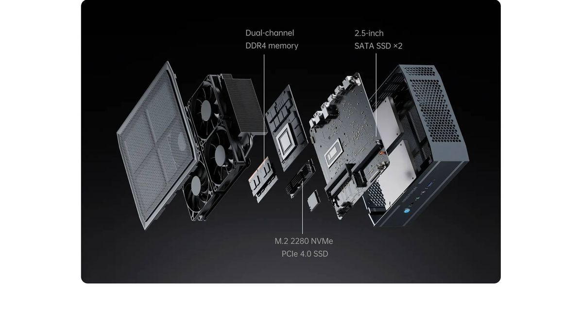 Minisforum's New PC Has Intel's Arc GPU, Quad-Fan Cooling | Tom's Hardware