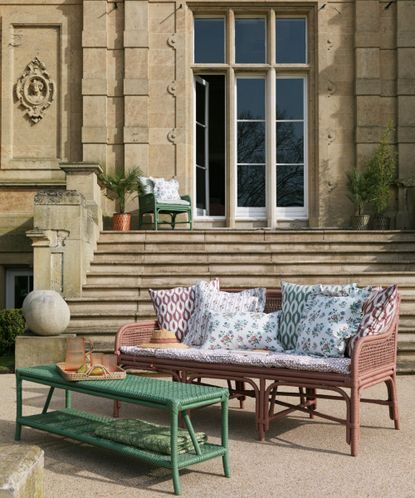 4 new ways I style with rattan for an elegantly comfortable, layered ...