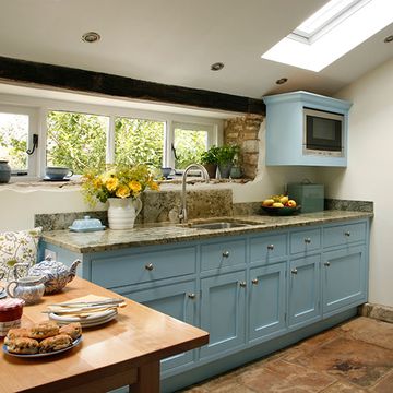 Be inspired by this blue country kitchen | Makeover | Ideal Home