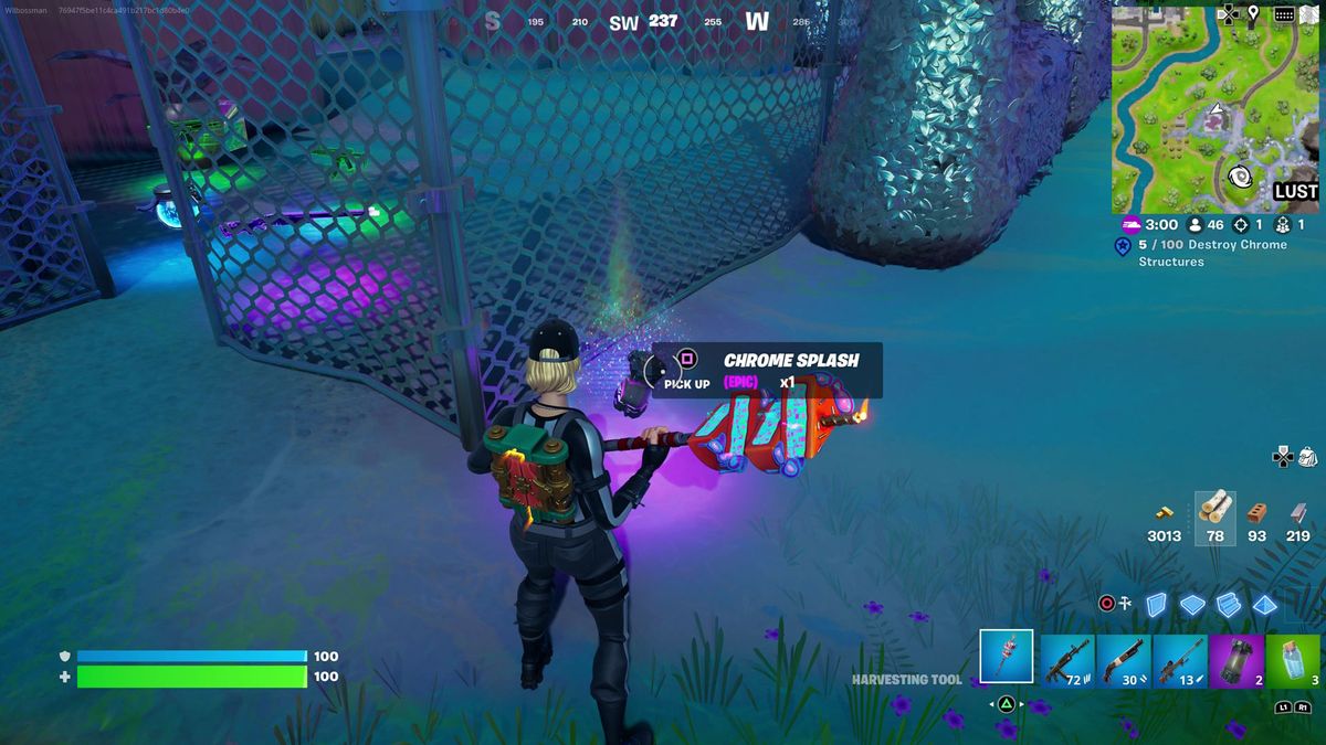 How to destroy Chrome Structures in Fortnite | GamesRadar+