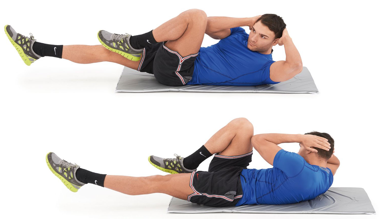 Bicycle Crunch Exercise Procedure