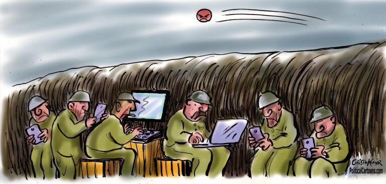 The social media war | The Week