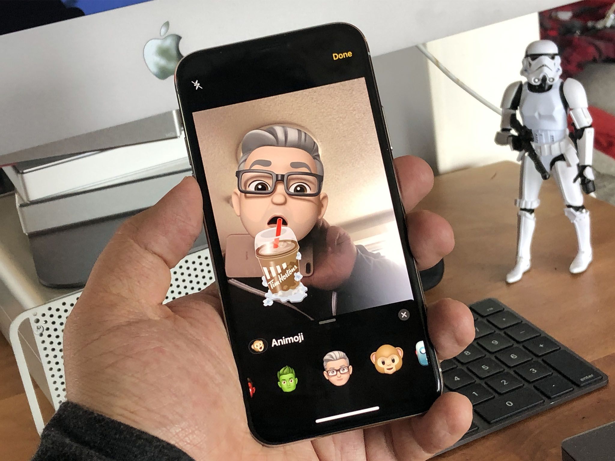 iOS 12 already at 50% adoption... and that's before the Emoji update ...