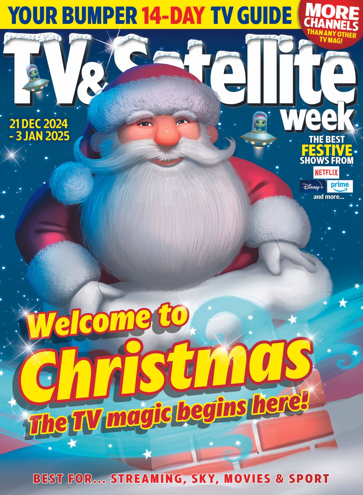 TV & Satellite Week Christmas 2024 bumper issue is out now | What to Watch
