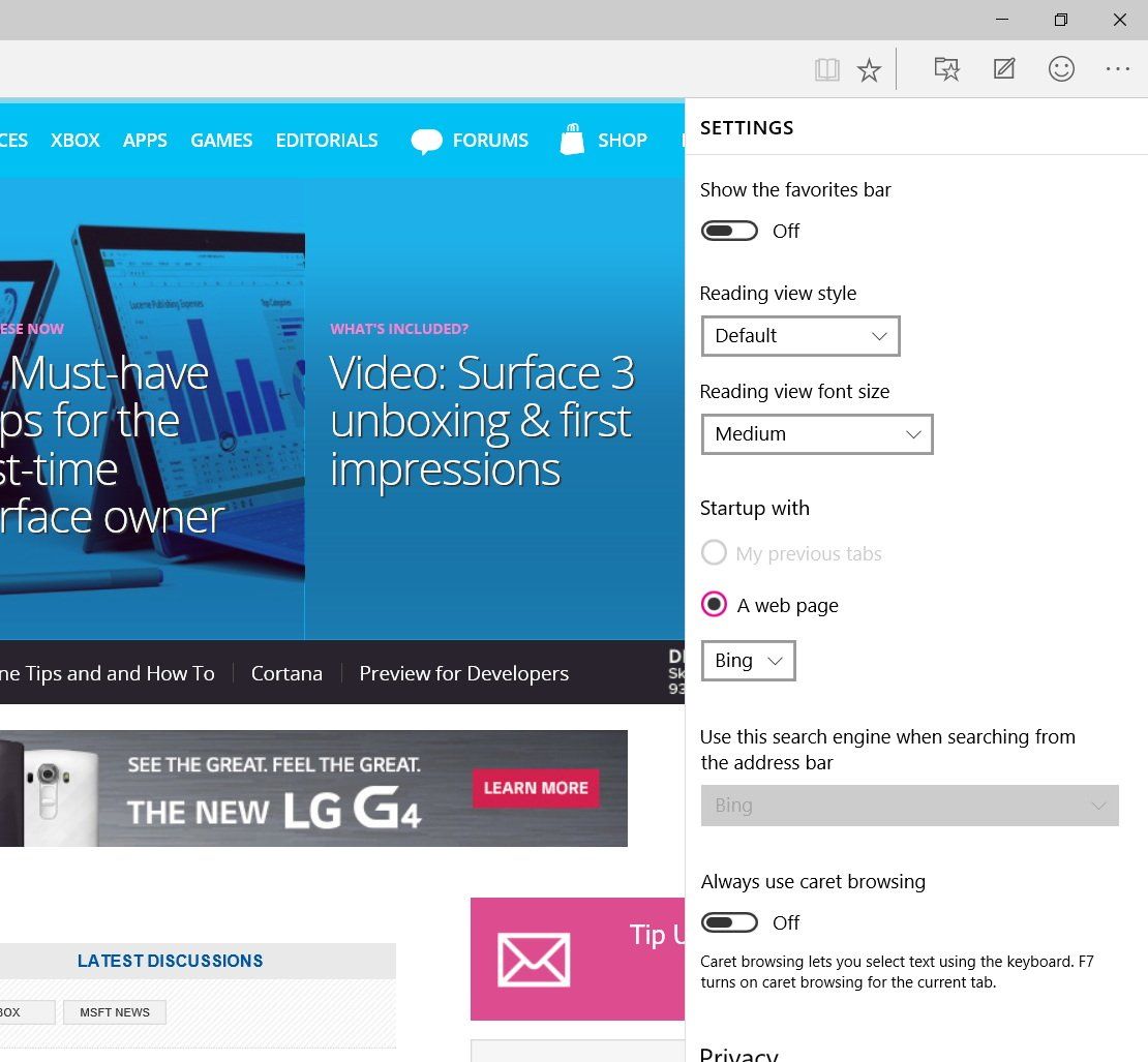 Microsoft Edge: Hands-on with features you can use today and a glimpse ...