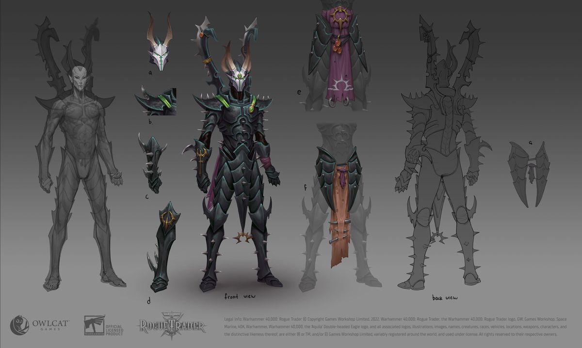 Creating the art of Warhammer 40,000: Rogue Trader - "one picture is ...