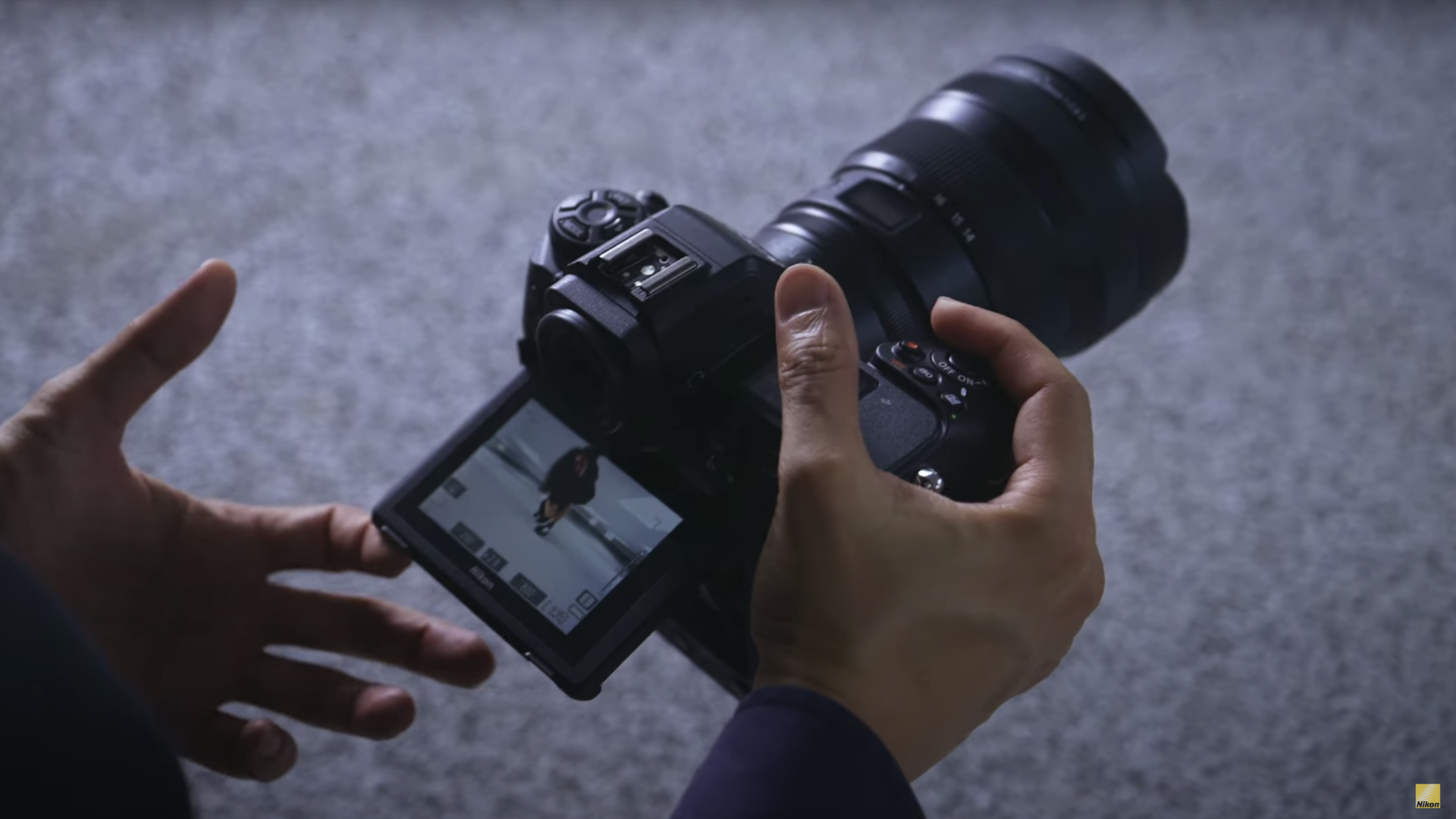 The first Nikon Z9 teaser reveals a quirky two-way tilt LCD screen ...