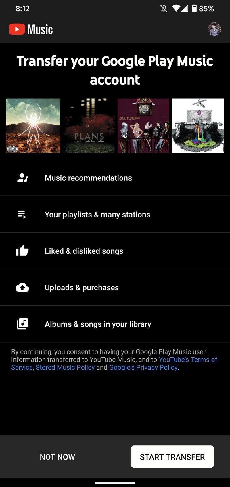 How to transfer your Google Play Music library to YouTube Music ...