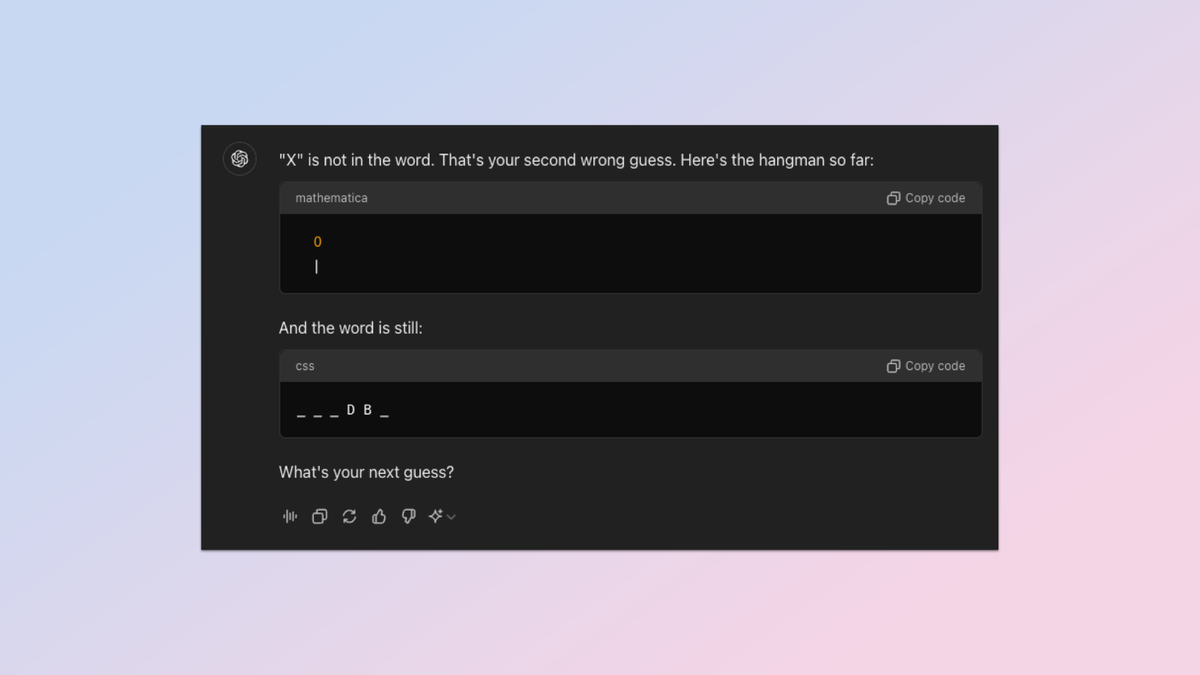 7 ChatGPT prompts to play word games with the AI | Tom's Guide