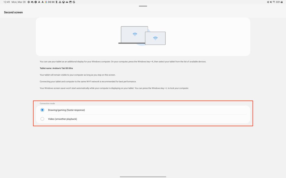 How to use your Samsung Galaxy phone or tablet as a second screen for ...