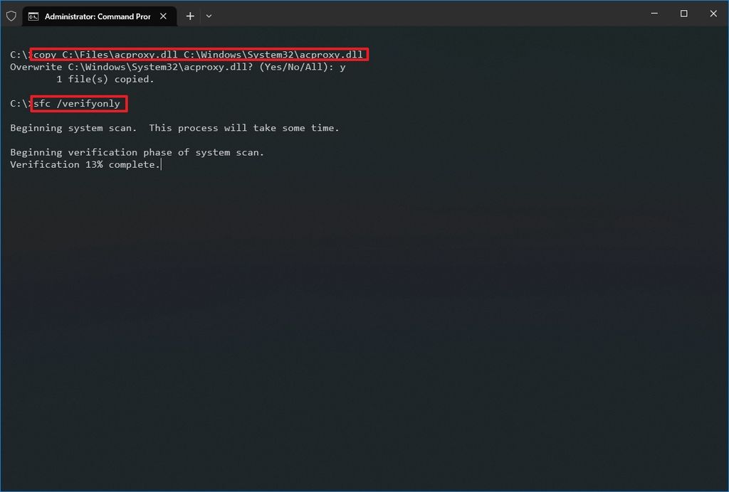 How to use Windows 10's System File Checker (SFC) scannow command to ...