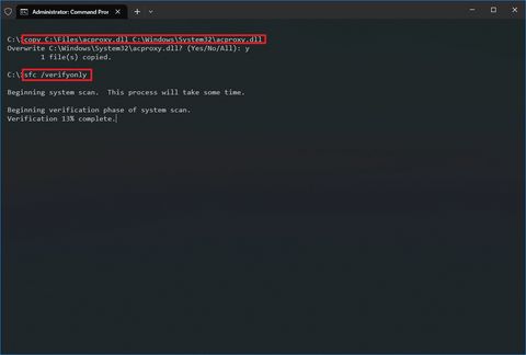 How to use Windows 10's System File Checker (SFC) scannow command to ...