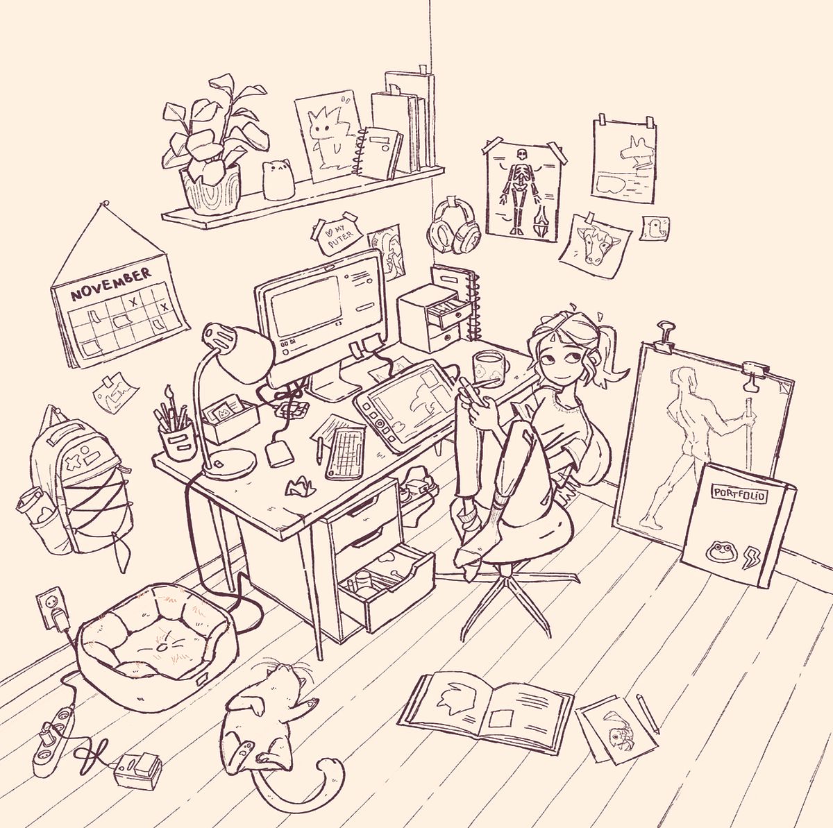 How to use interior design to build narrative in digital art | Creative ...