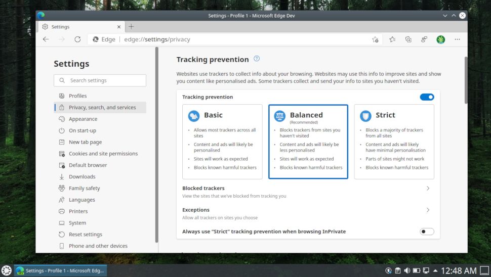 Microsoft Edge for Linux (Dev) review | TechRadar